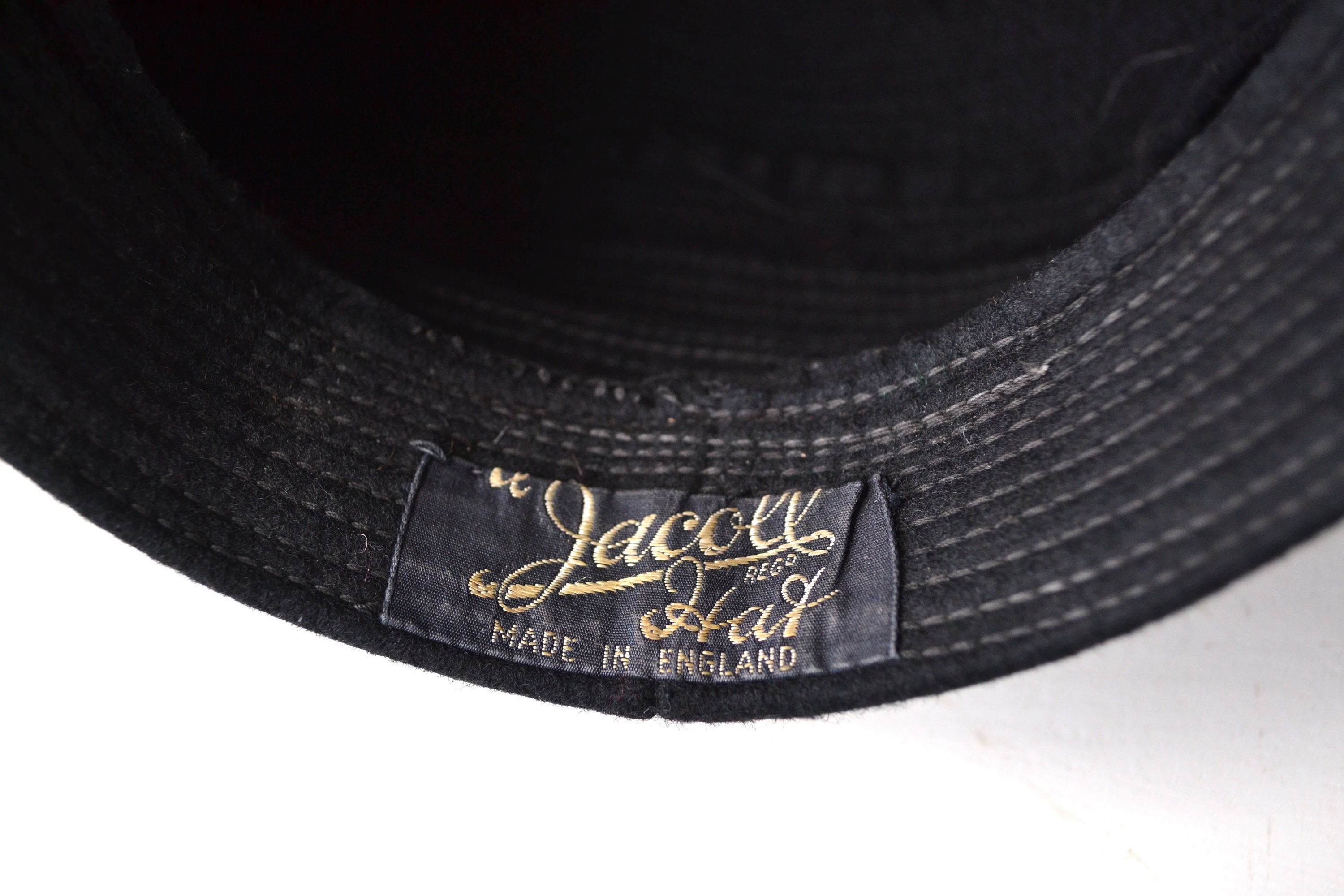 1940s Jacoll Soot Black Stitched Halo Wool Vintage Beret Hat - Etsy ...