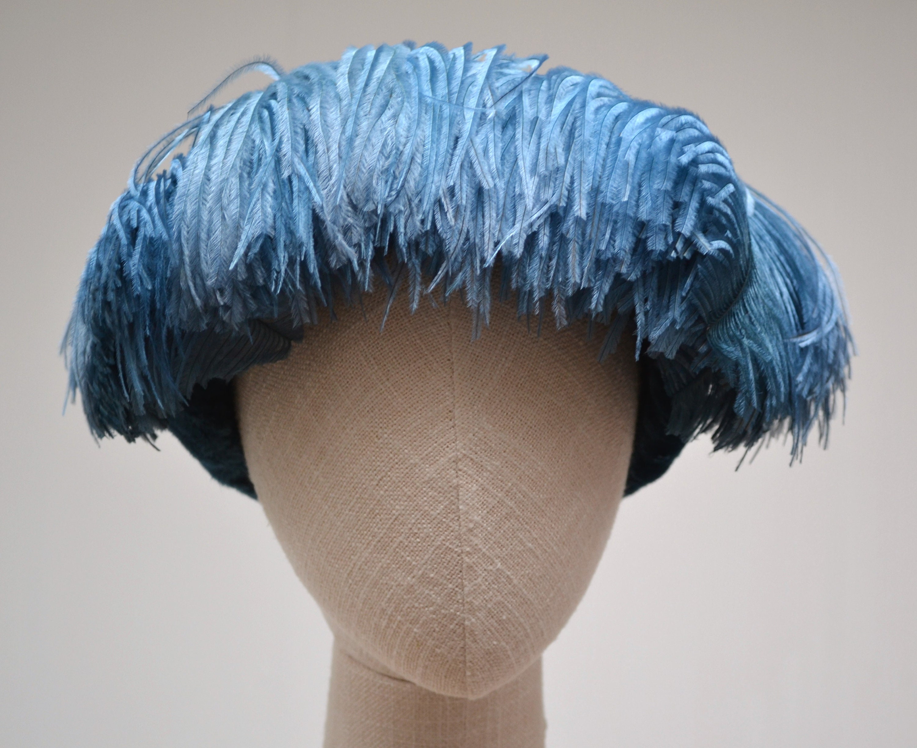 1960s Miss Fay Mountain Blue Bird of Paradise Feather - Etsy