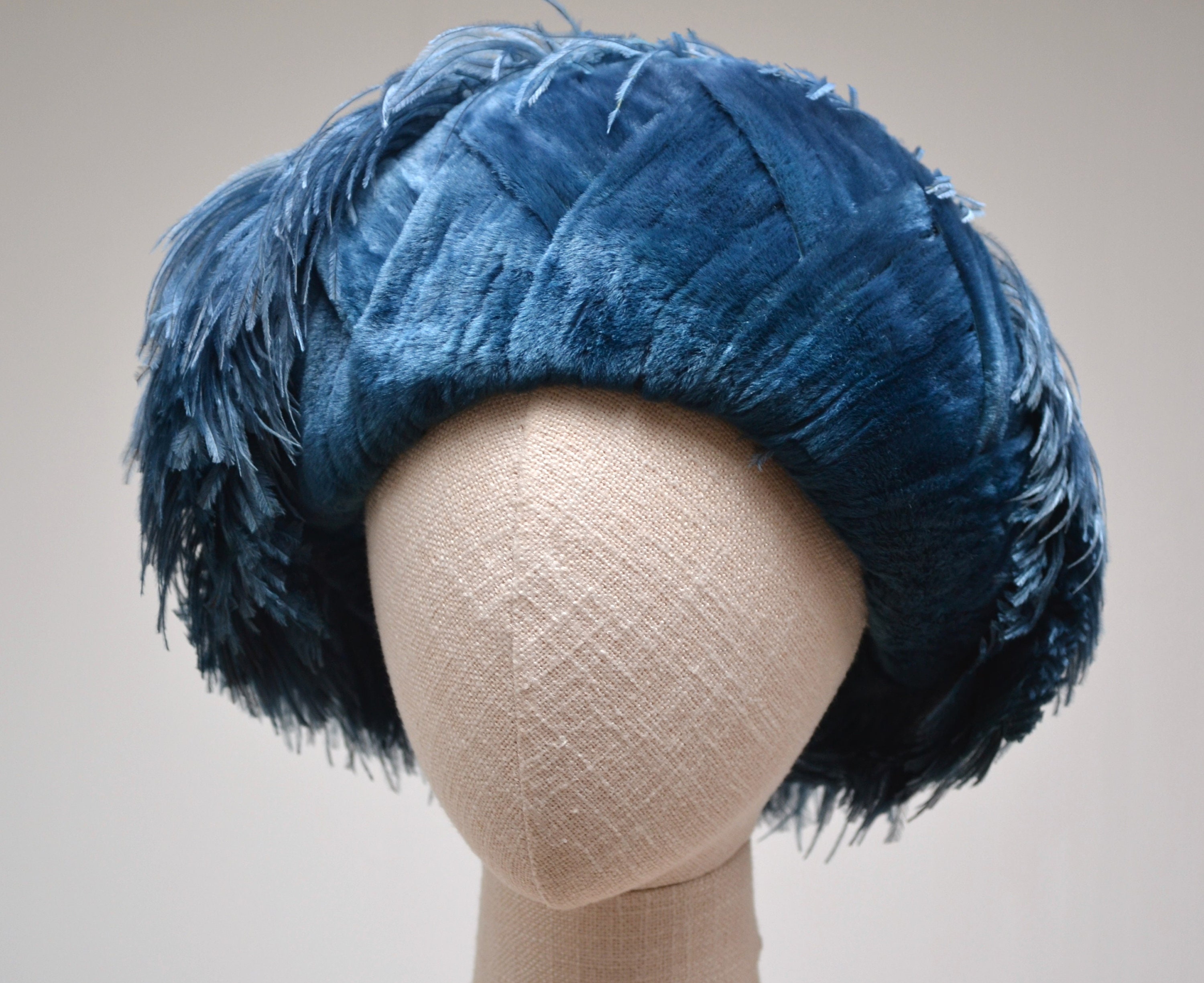 1960s Miss Fay Mountain Blue Bird of Paradise Feather - Etsy