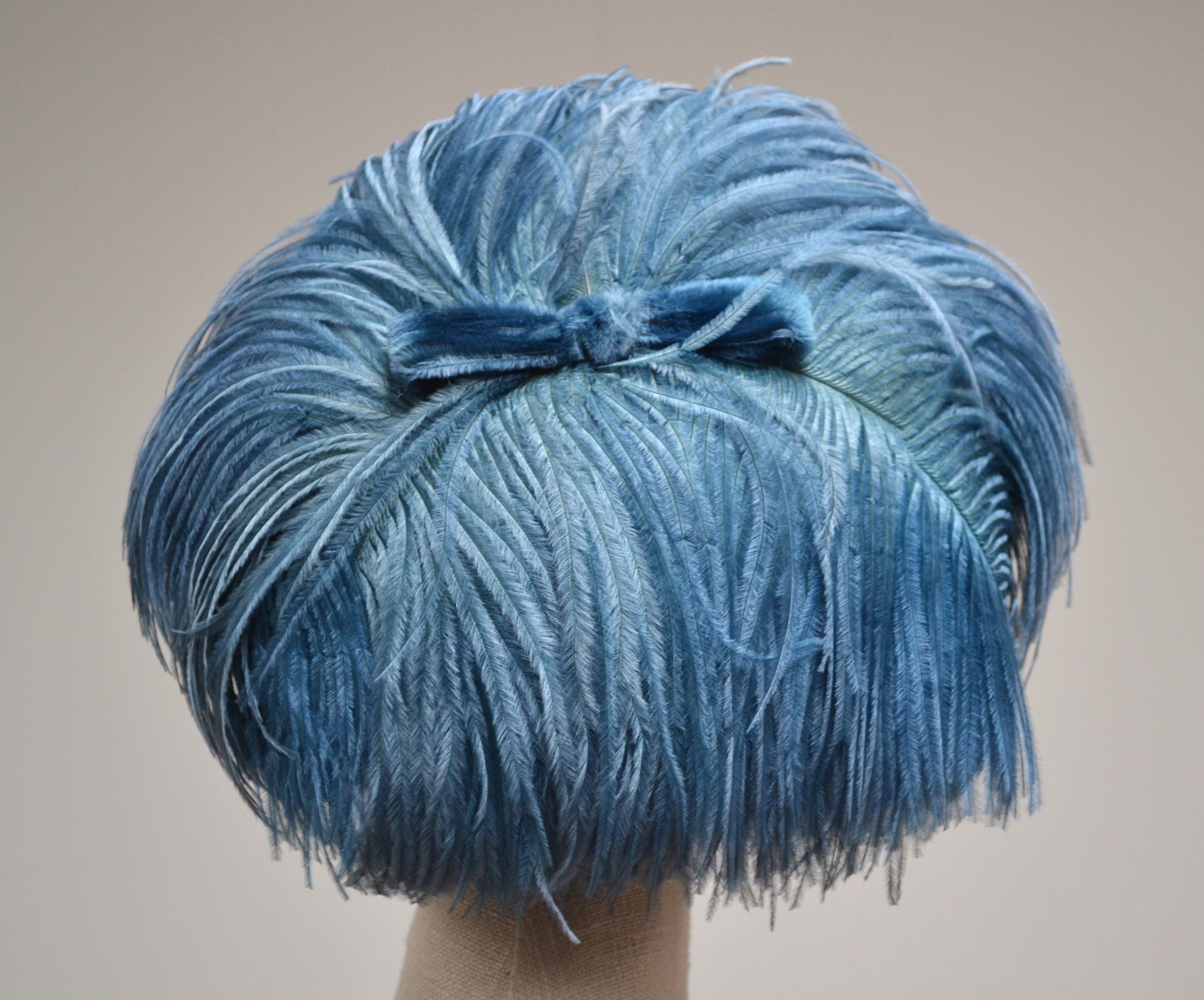 1960s Miss Fay Mountain Blue Bird of Paradise Feather - Etsy