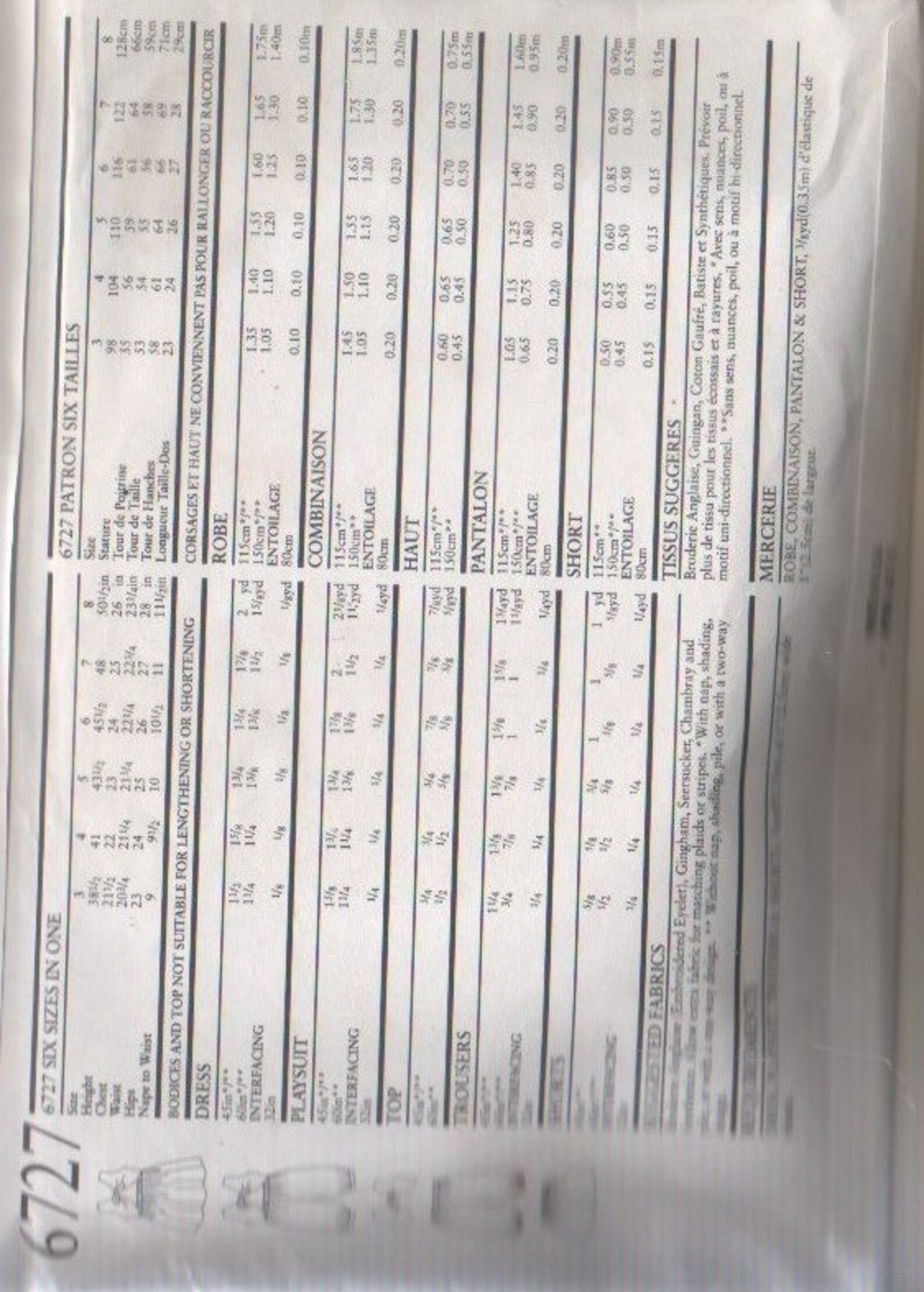 Vintage New Look Pattern #6727 CUT and COMPLETE Hugs & Stitched Girl's ...