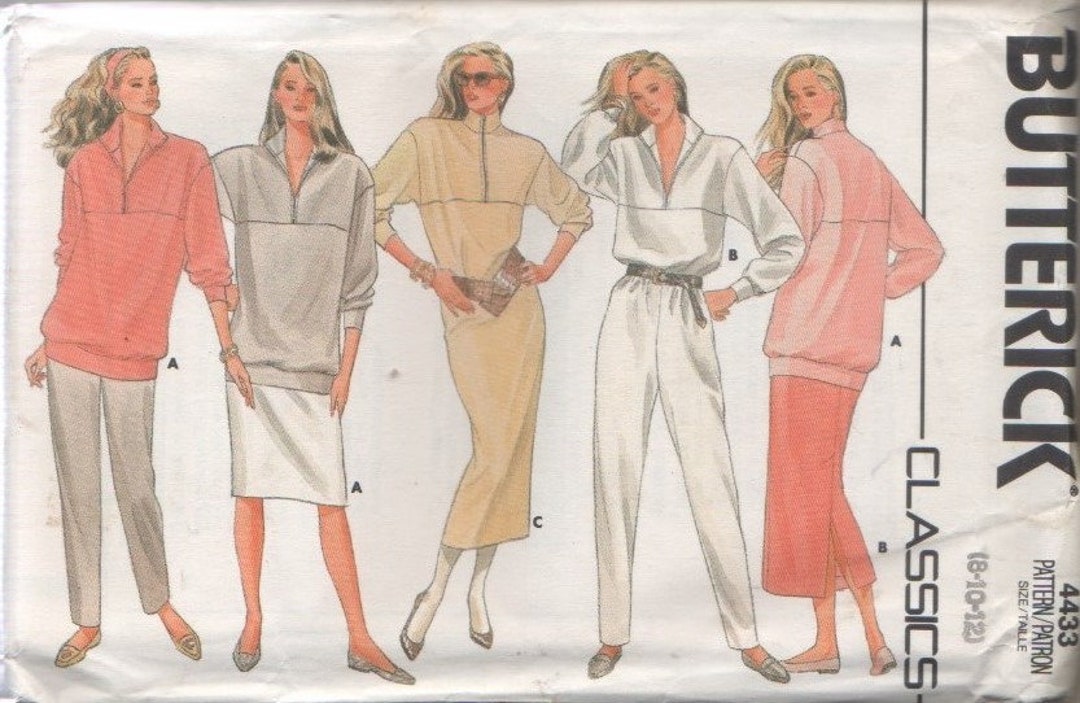 Vintage Butterick Pattern #4433 Classics Collection UNCUT Sewing ...