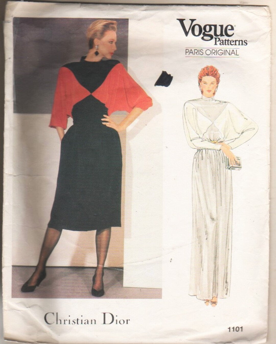 RARE Vintage Vogue Paris Original Christian Dior Dressmaking Sewing ...