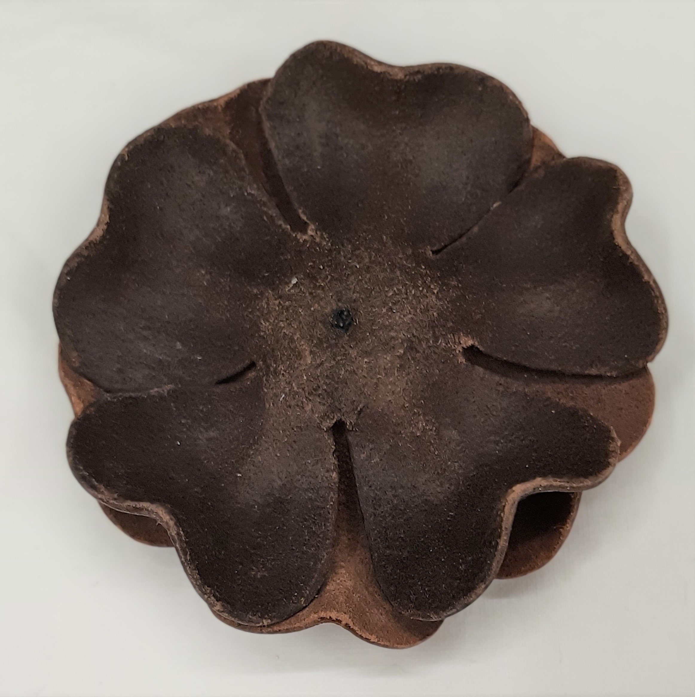 Handsome Large Layered Brown Leather Flower Hand Beaded Center Hats ...