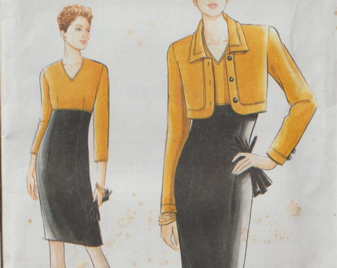 Vintage Very Easy Very Vogue Pattern #9316 UNCUT Sewing Dressmaking ...