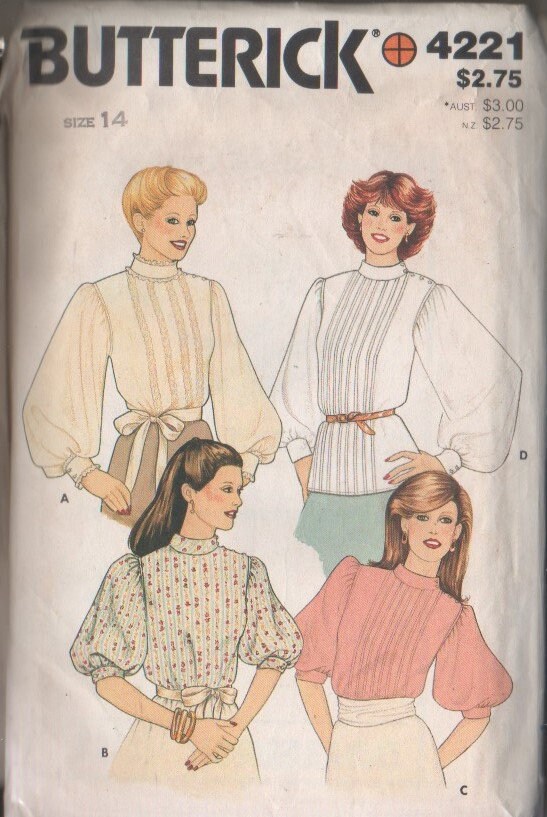 Vintage Butterick Pattern #4221 CUT and COMPLETE Sewing Dressmaking ...