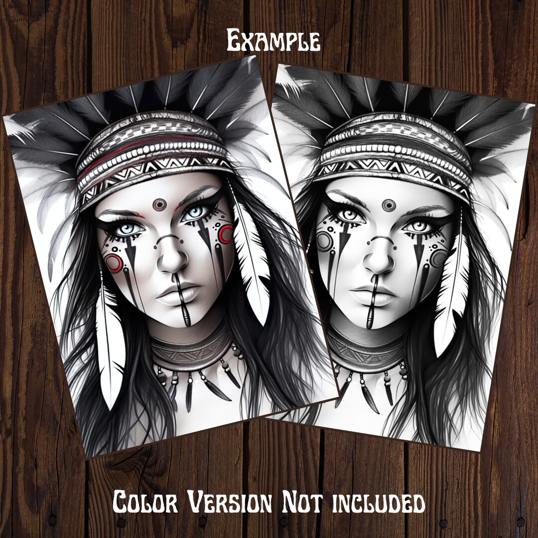 Discover the Beauty of Native American Art in a Relaxing Coloring Book ...