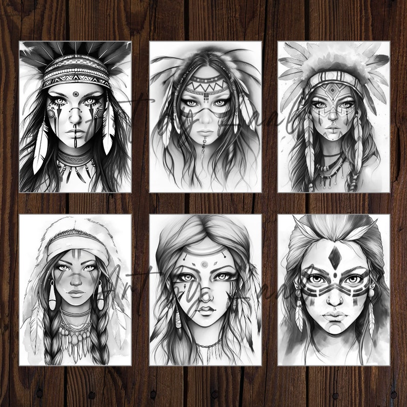 Discover the Beauty of Native American Art in a Relaxing Coloring Book ...