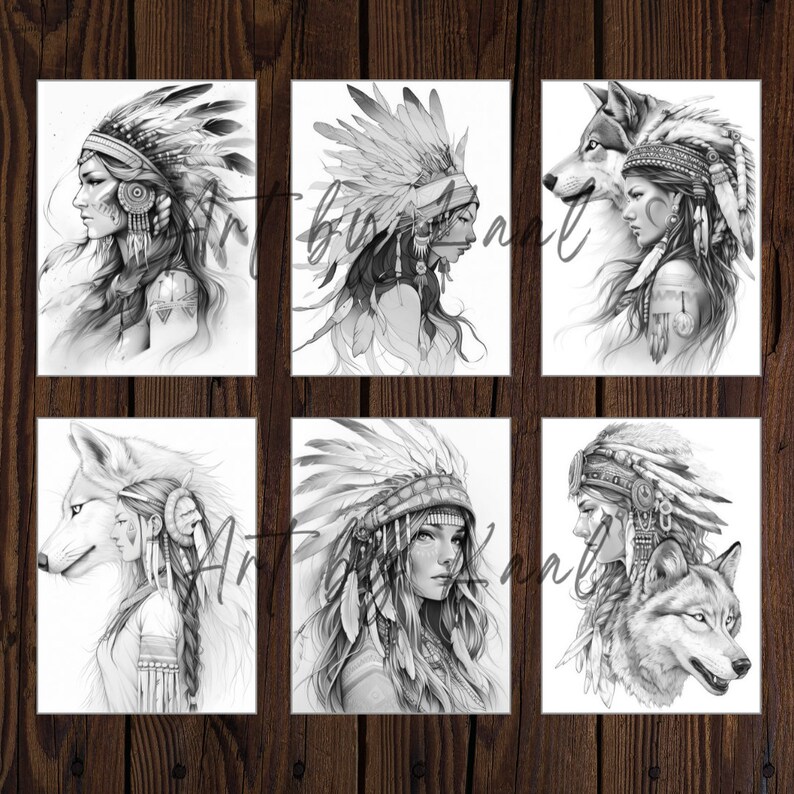 Discover the Beauty of Native American Art in a Relaxing Coloring Book ...