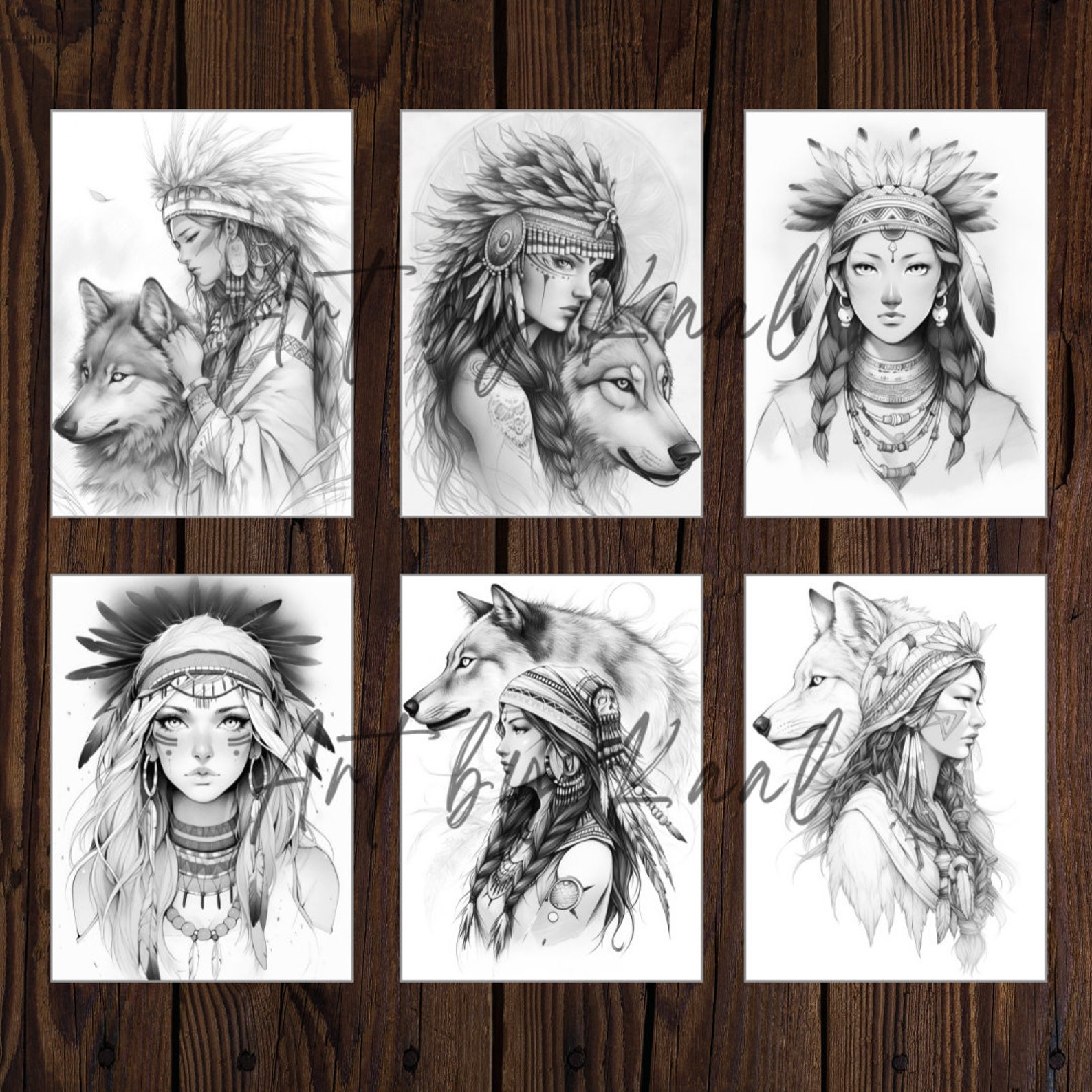 Discover the Beauty of Native American Art in a Relaxing Coloring Book ...