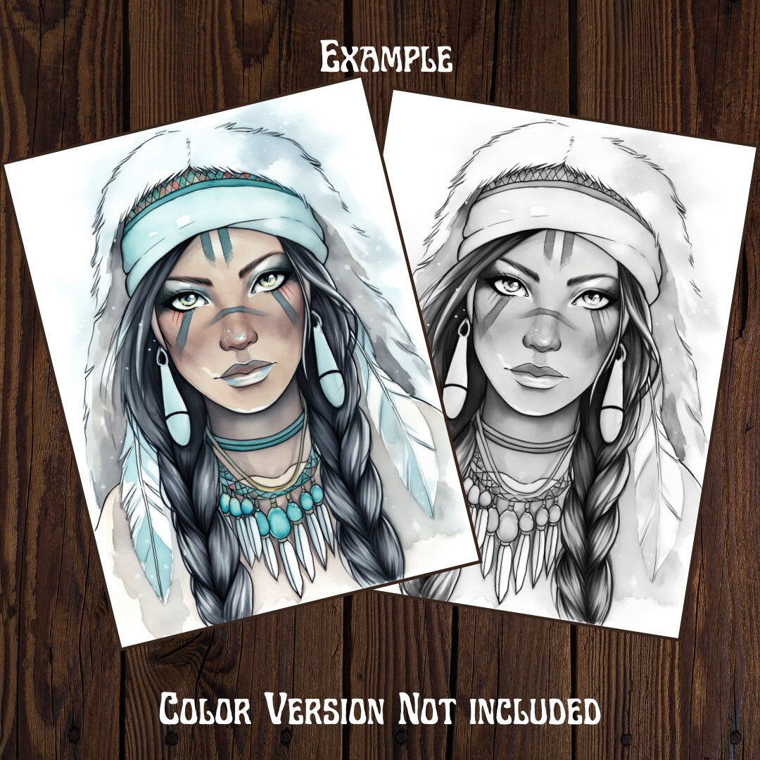 Discover the Beauty of Native American Art in a Relaxing Coloring Book ...