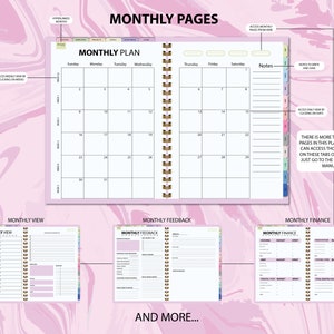 Purple Digital Planner Goodnotes Planner Ipad Planner - Etsy