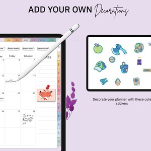 Purple Digital Planner | Goodnotes Planner | iPad Planner | Notability ...