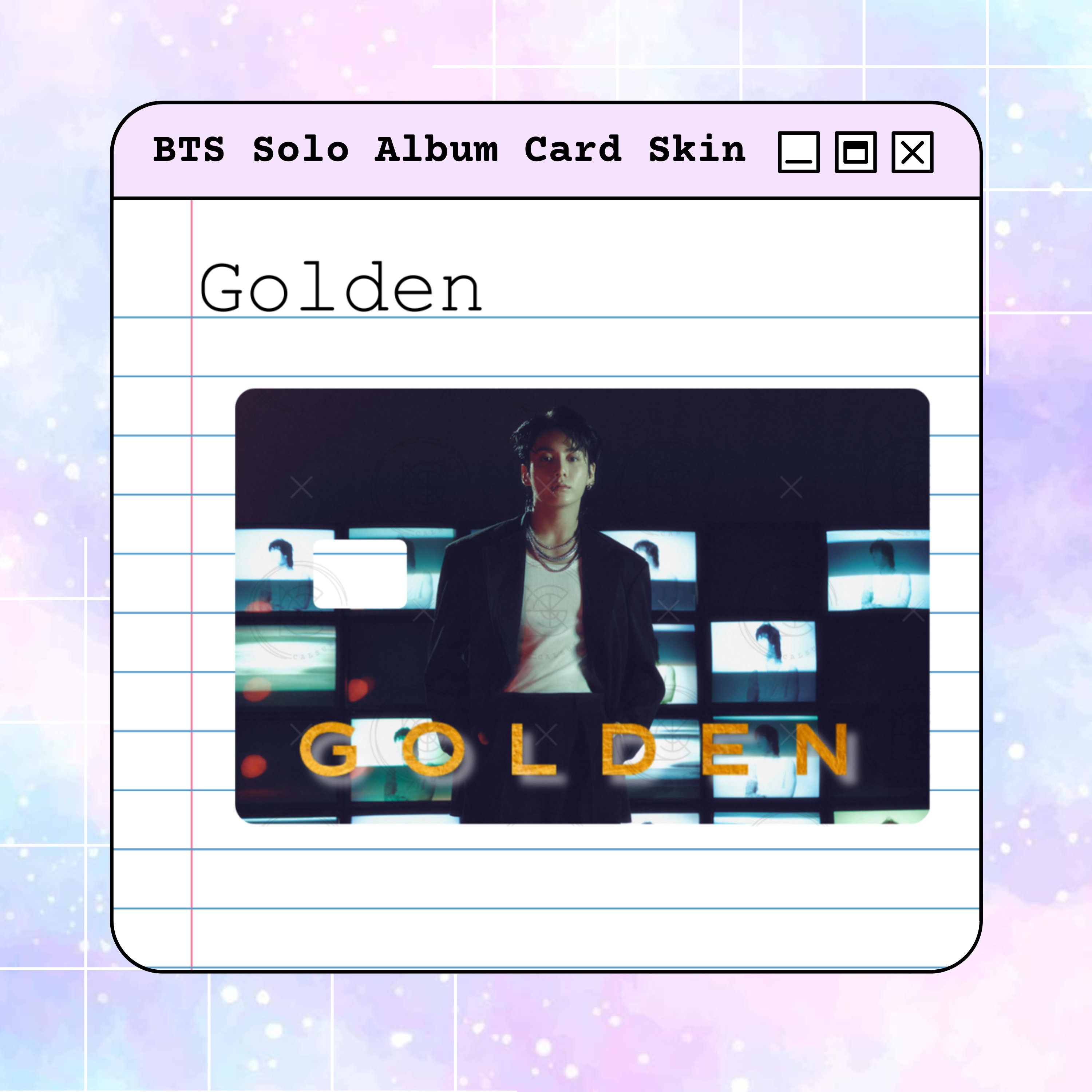 BTS Solo Album Card Skin - Etsy