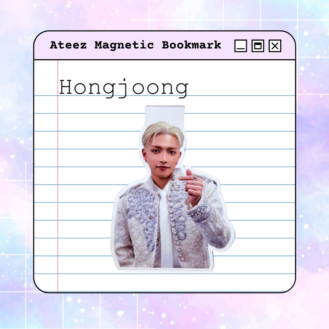 Ateez Magnetic Bookmarks - Etsy