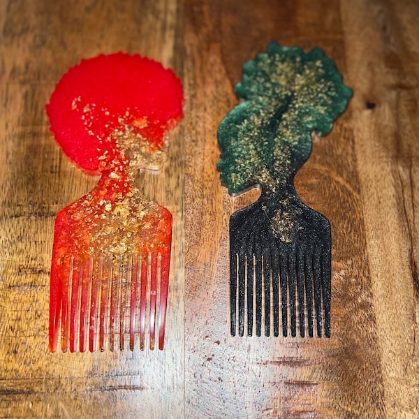 Afro Hair Pick - Etsy