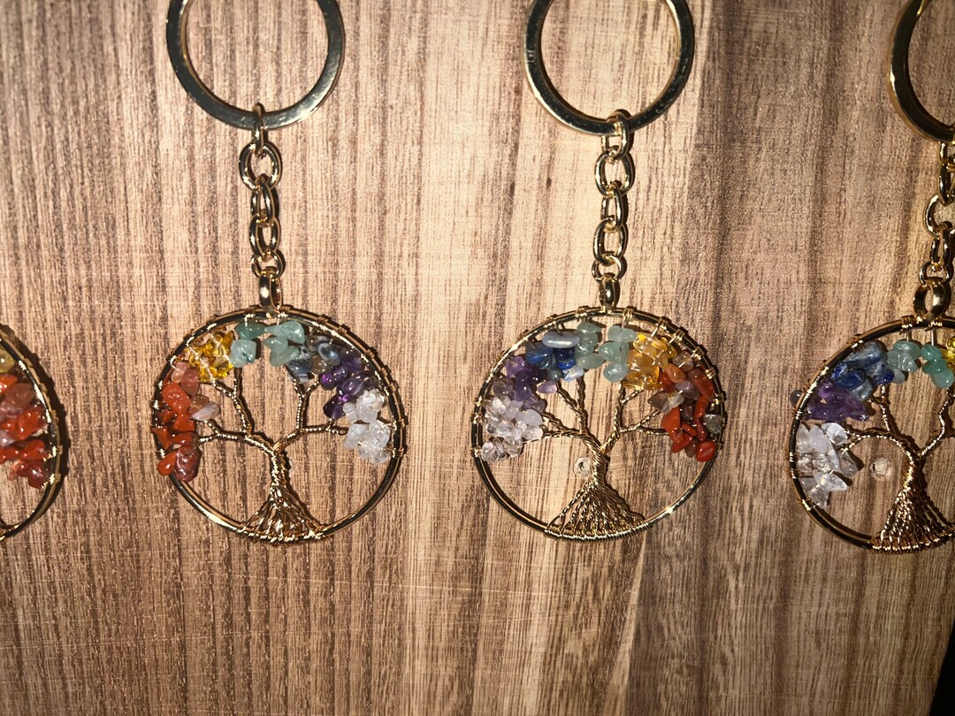 Tree Keychain| Tree of Life Keychain - Etsy