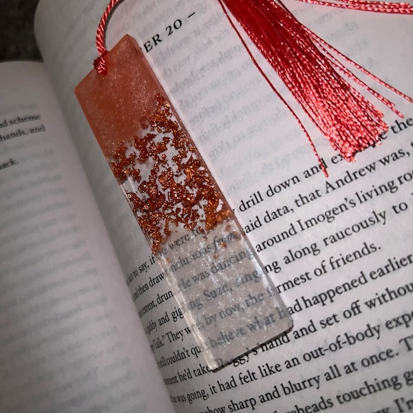 Resin Bookmarks Rainbow - Etsy