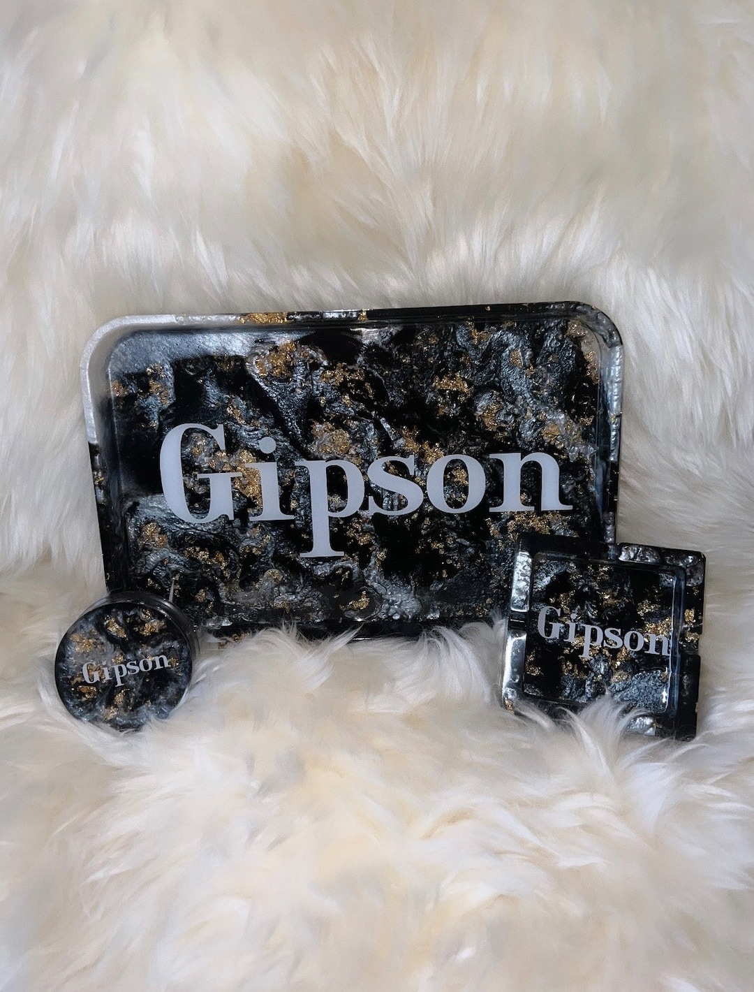Personalized Resin Tray Set| Tray Gift Set| Custom Tray Set| Tray ...