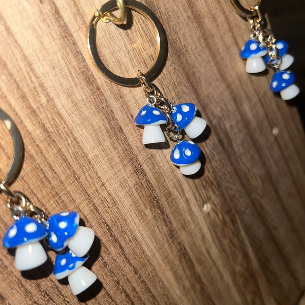 Mushroom Keychain - Etsy