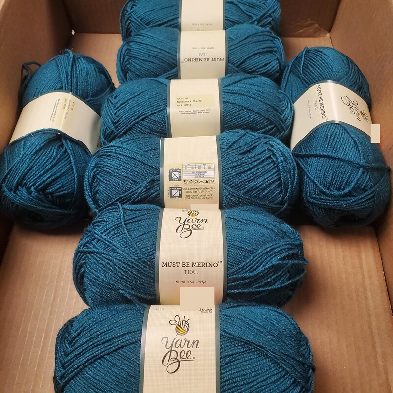 Teal Yarn - Etsy