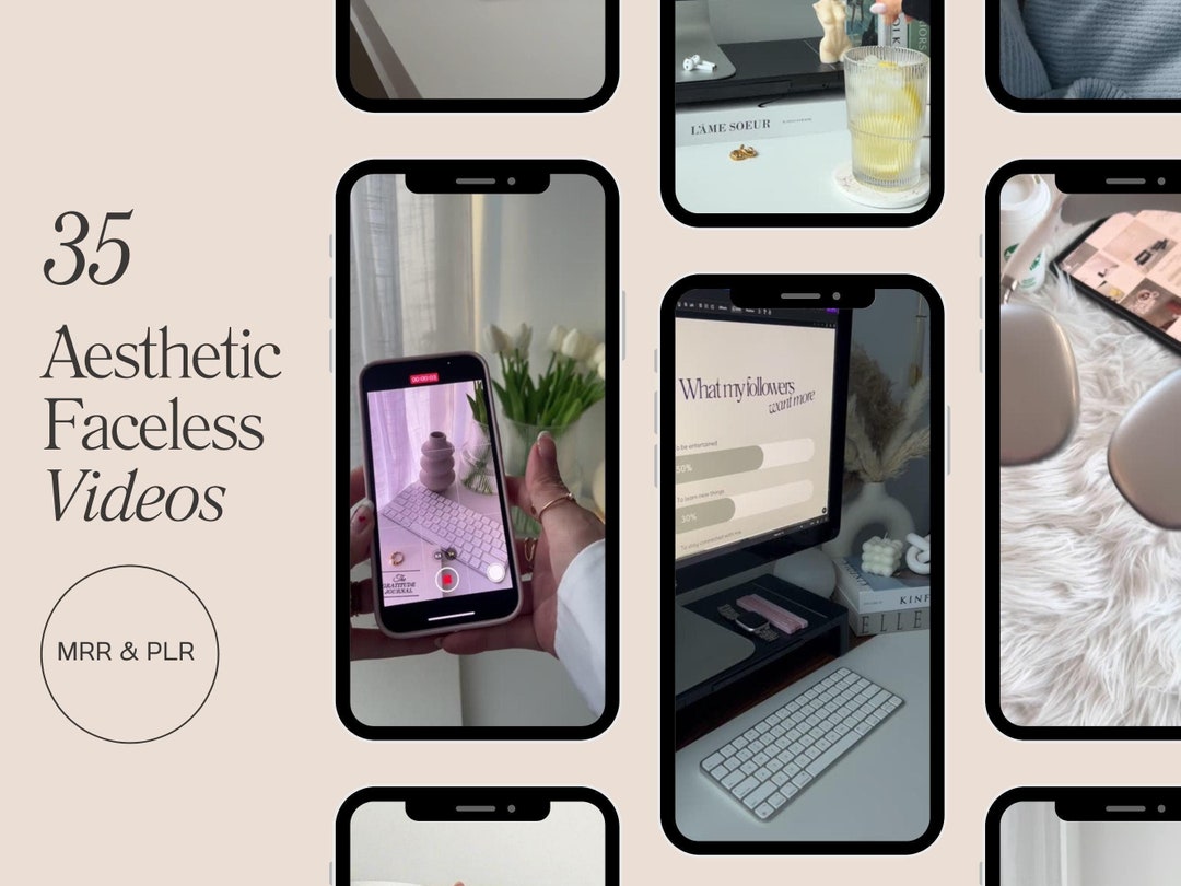 37 Aesthetic Faceless Reels Faceless Videos Faceless Marketing PLR ...