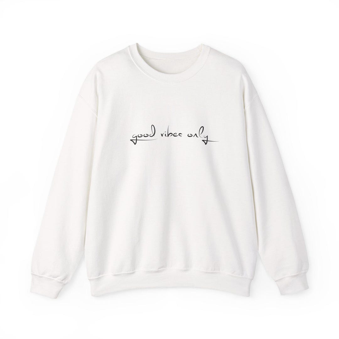 Handwritten 'you Choose Me?' Script Crewneck Sweatshirt | Minimalist ...