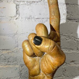 Large Finger Pointing Statue, Pointing Hand Art, Large Hand Sculpture ...