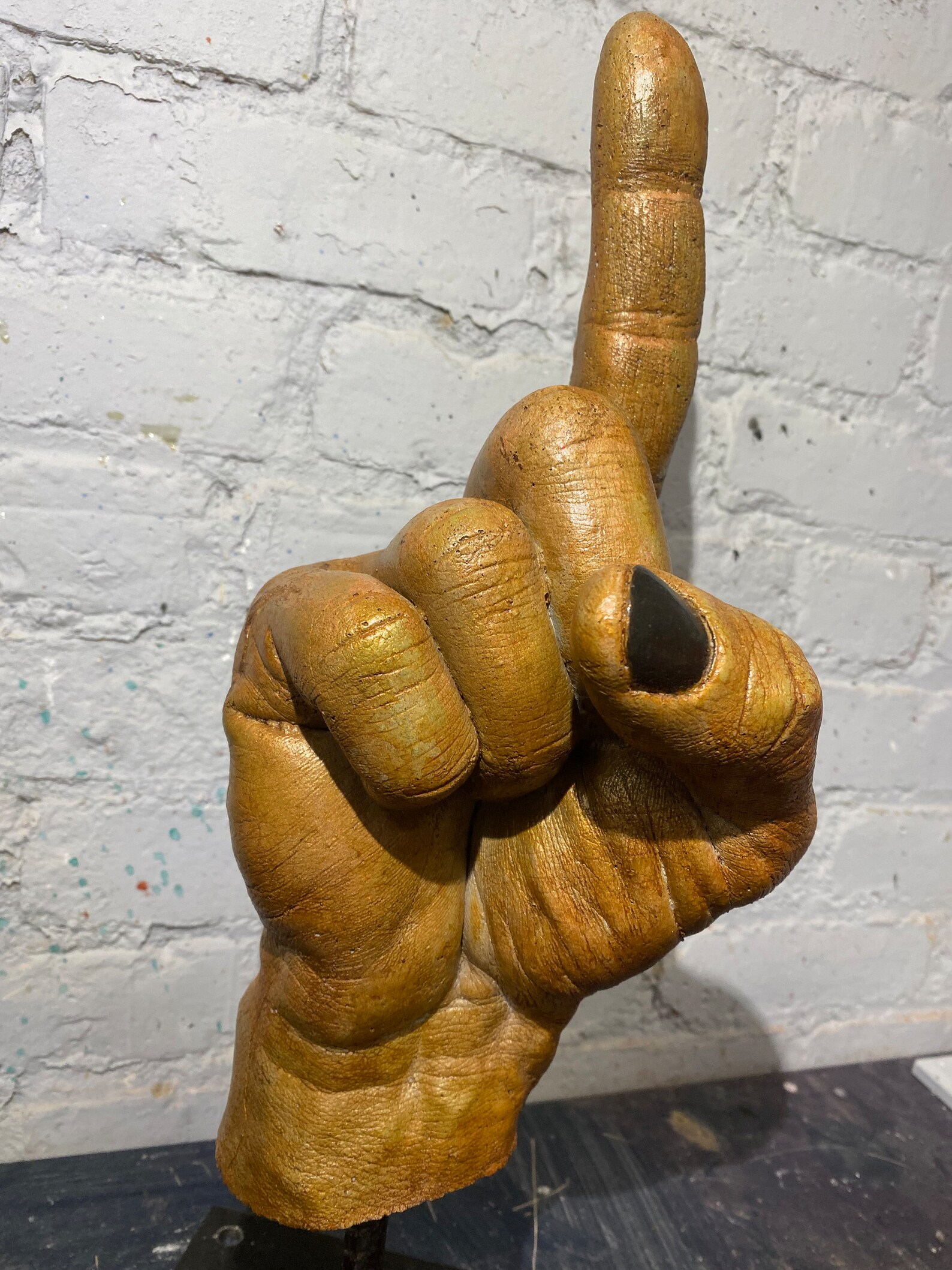 Large Finger Pointing Statue, Pointing Hand Art, Large Hand Sculpture ...