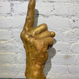Large Finger Pointing Statue, Pointing Hand Art, Large Hand Sculpture ...