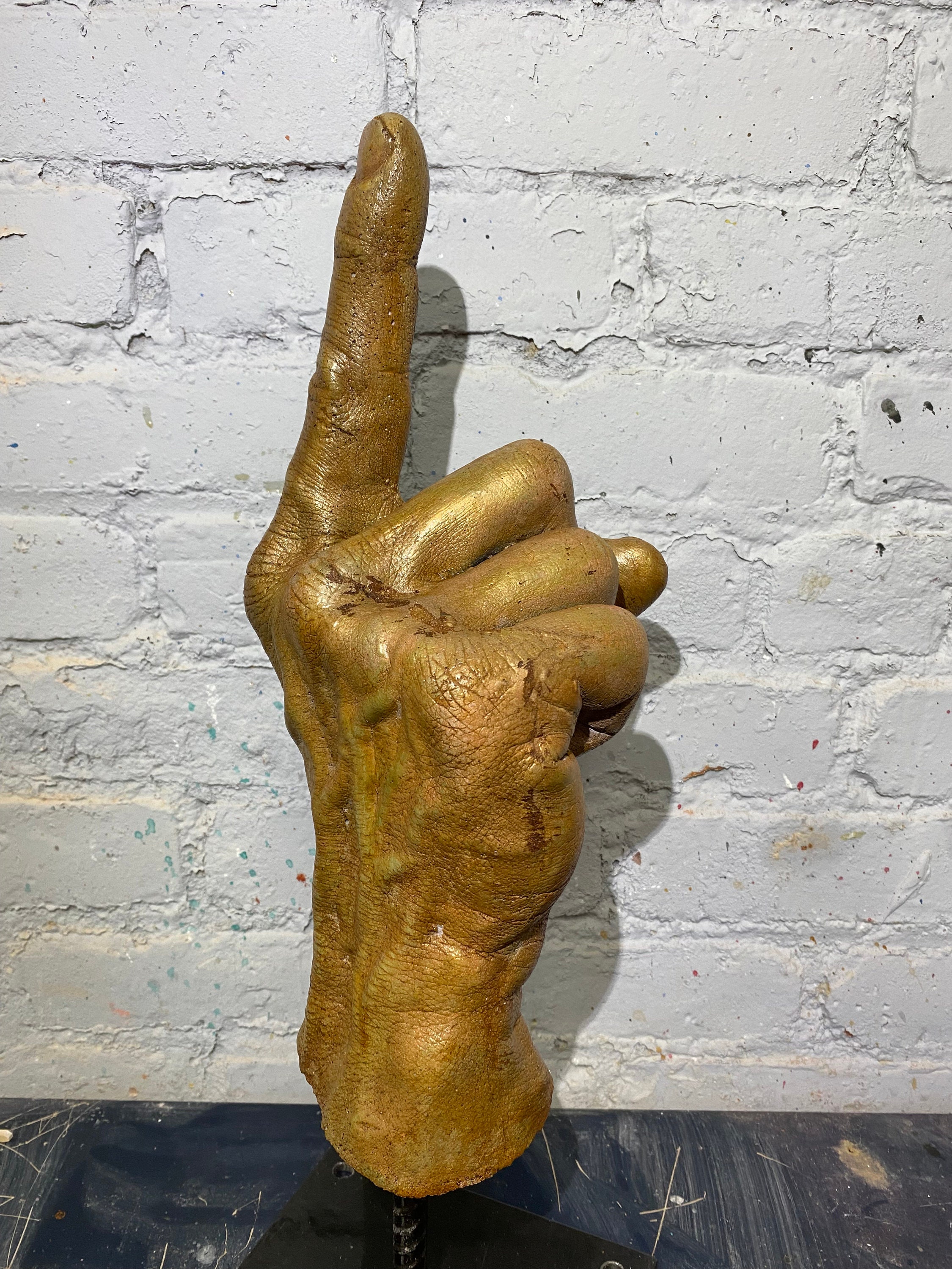 Large Finger Pointing Statue, Pointing Hand Art, Large Hand Sculpture ...