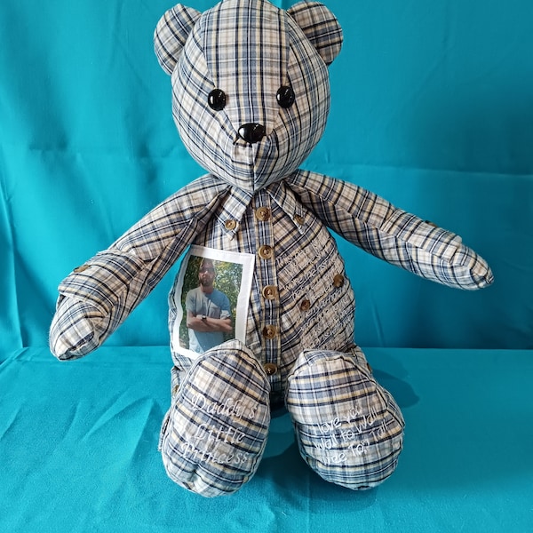 Memory Bear Patch - Etsy