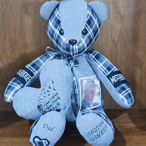 Keepsake Memory Bear - Etsy