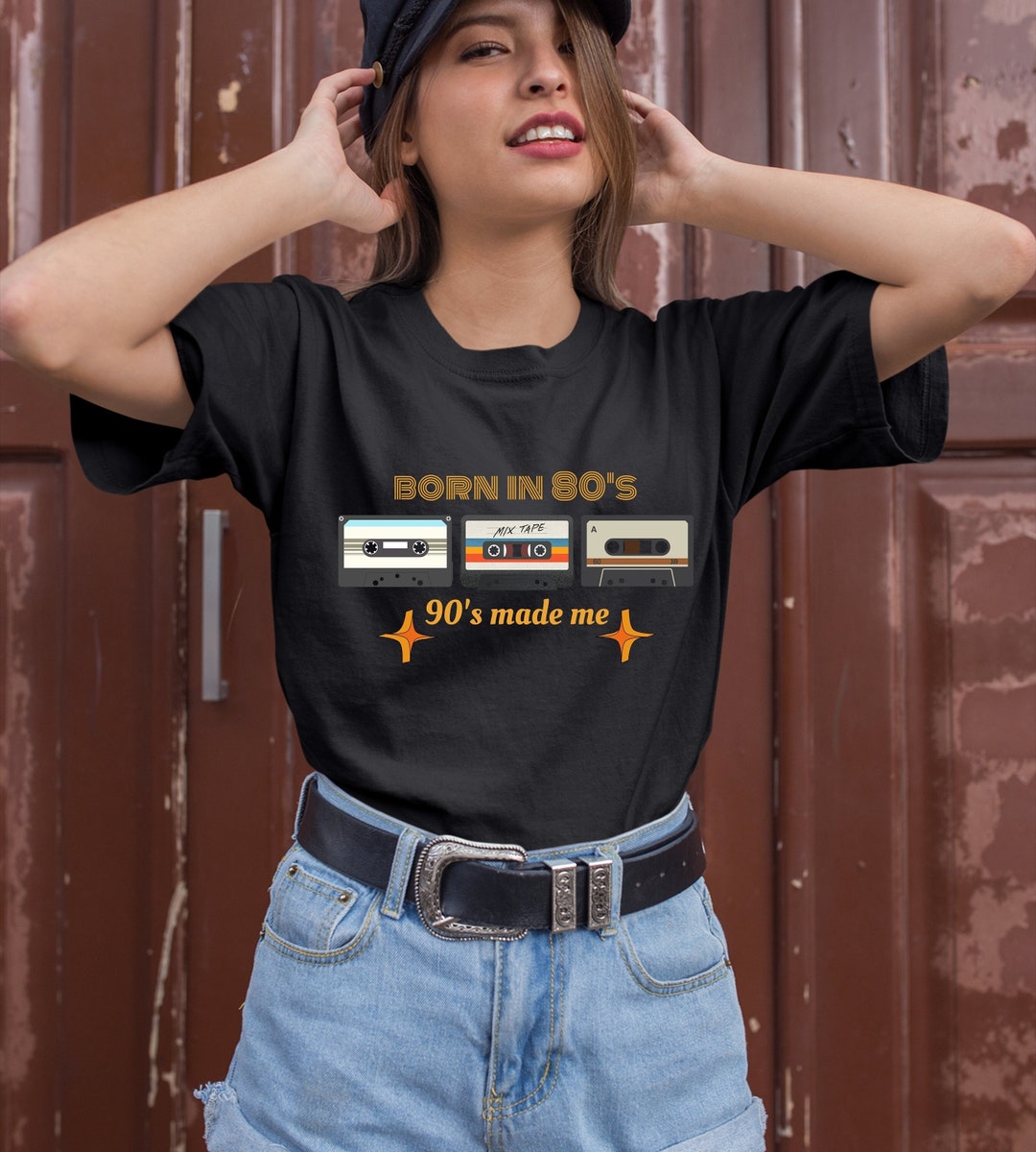 80s T Shirt, 80s Shirt, Born in the 80s, Cassette Tape, Cassette Shirt ...