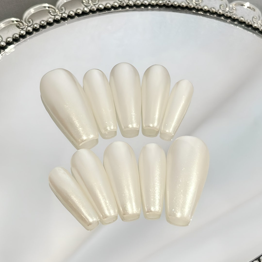 Mirror Press on Nails Twin Nails Beautiful Nails Lovely Nails Gel Nails ...