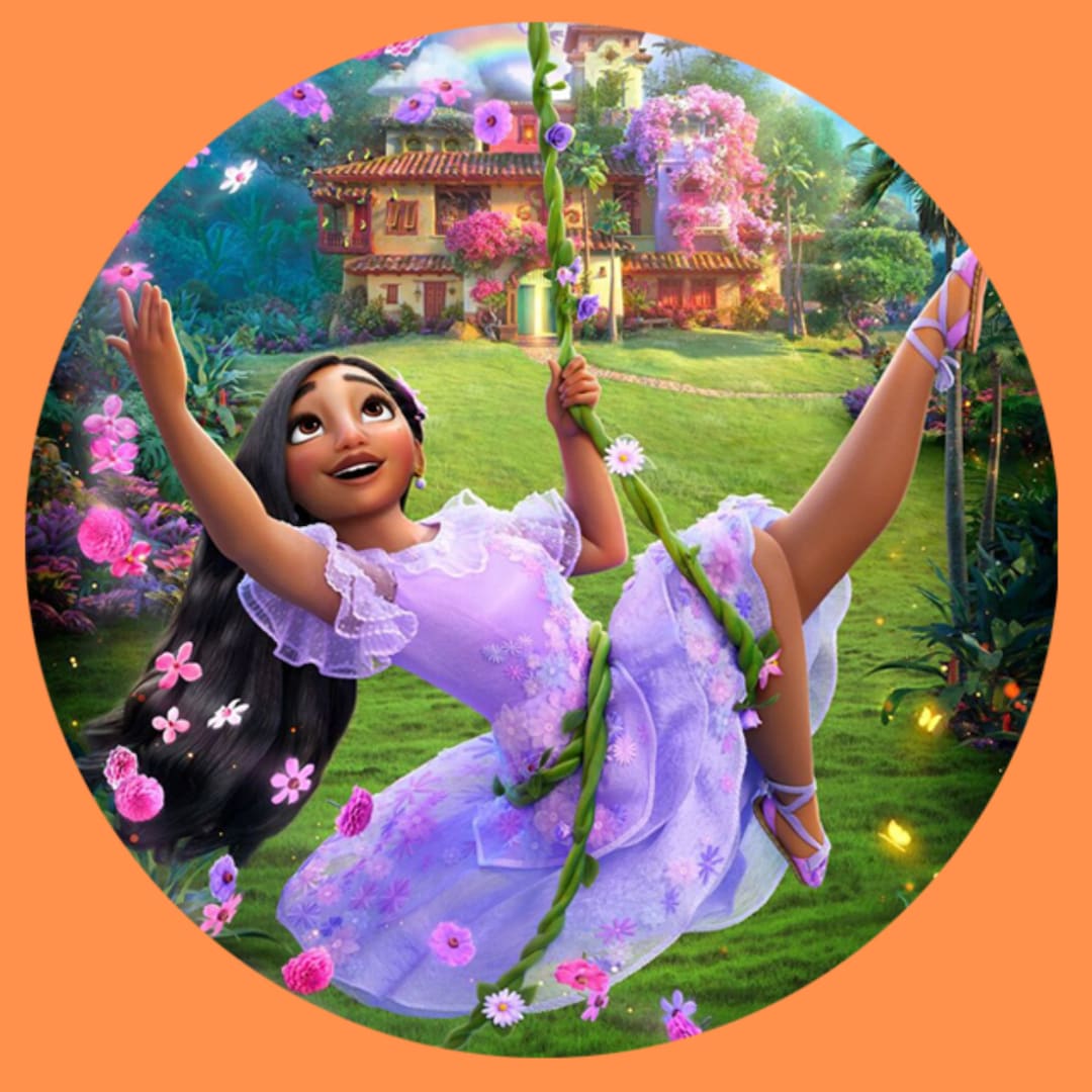 ENCANTO Cake Topper, ISABELA Edible Image, Encanto Themed Cake, Isabela ...