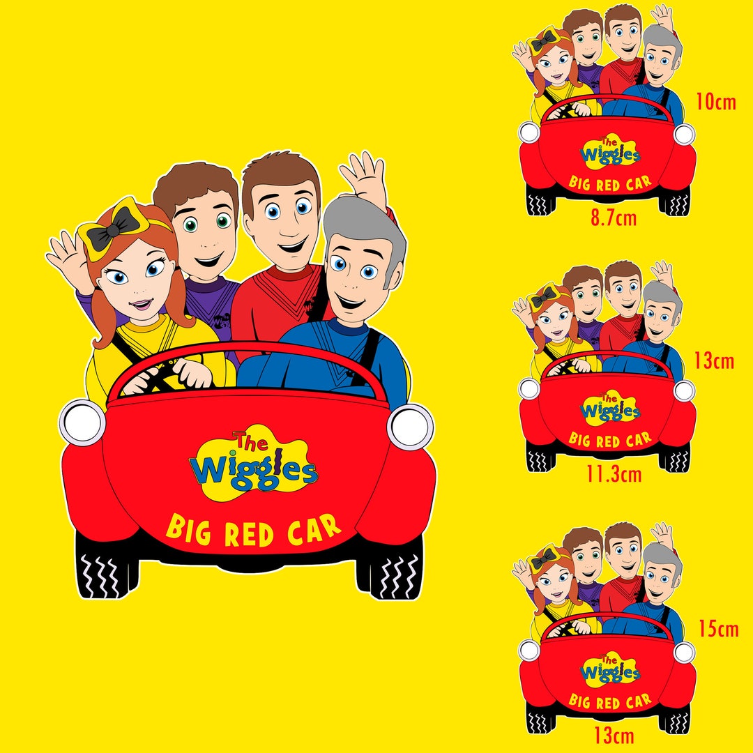 WIGGLES Edible Image, Wiggle Big RED CAR Cake Topper, Wiggle Cake ...