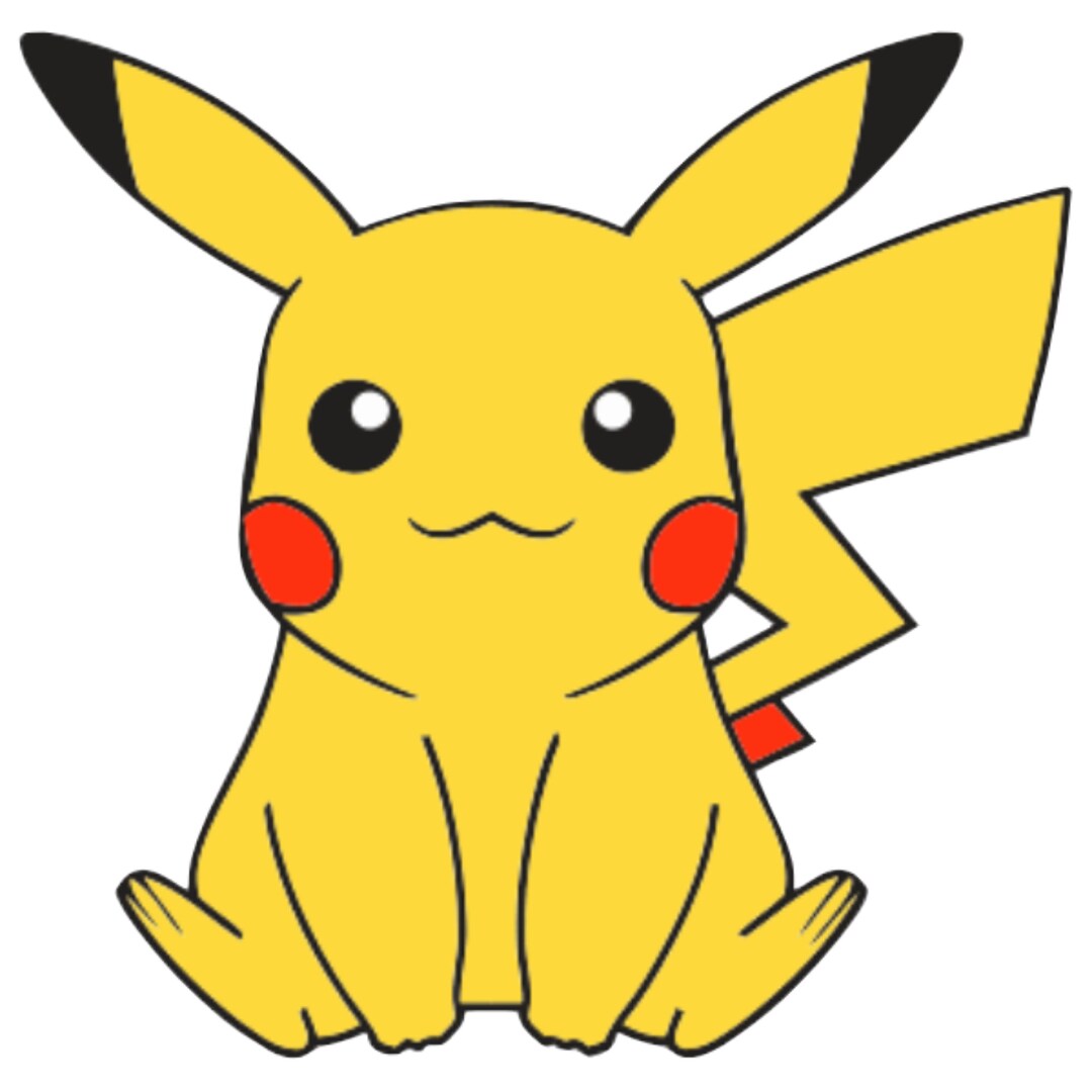 PIKACHU Cake Topper, Pikachu EDIBLE IMAGE, Pokemon Edible Image ...