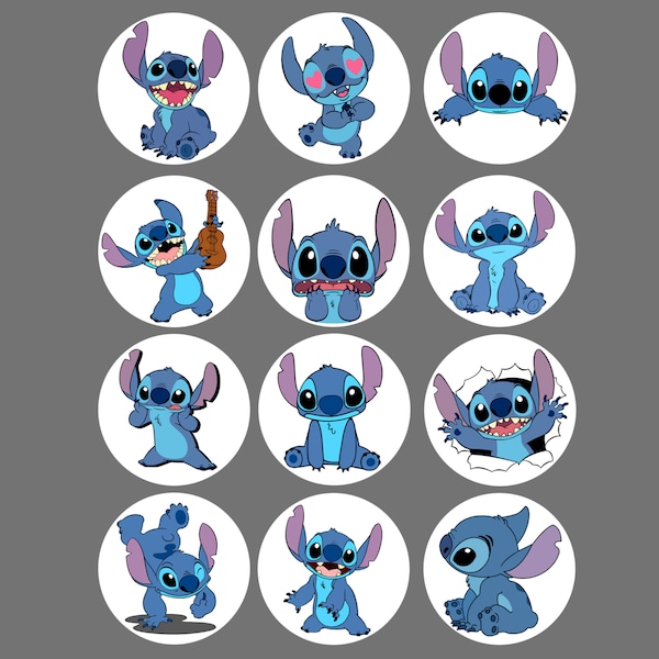 Lilo and Stitch Printable Cake Topper - Etsy Australia