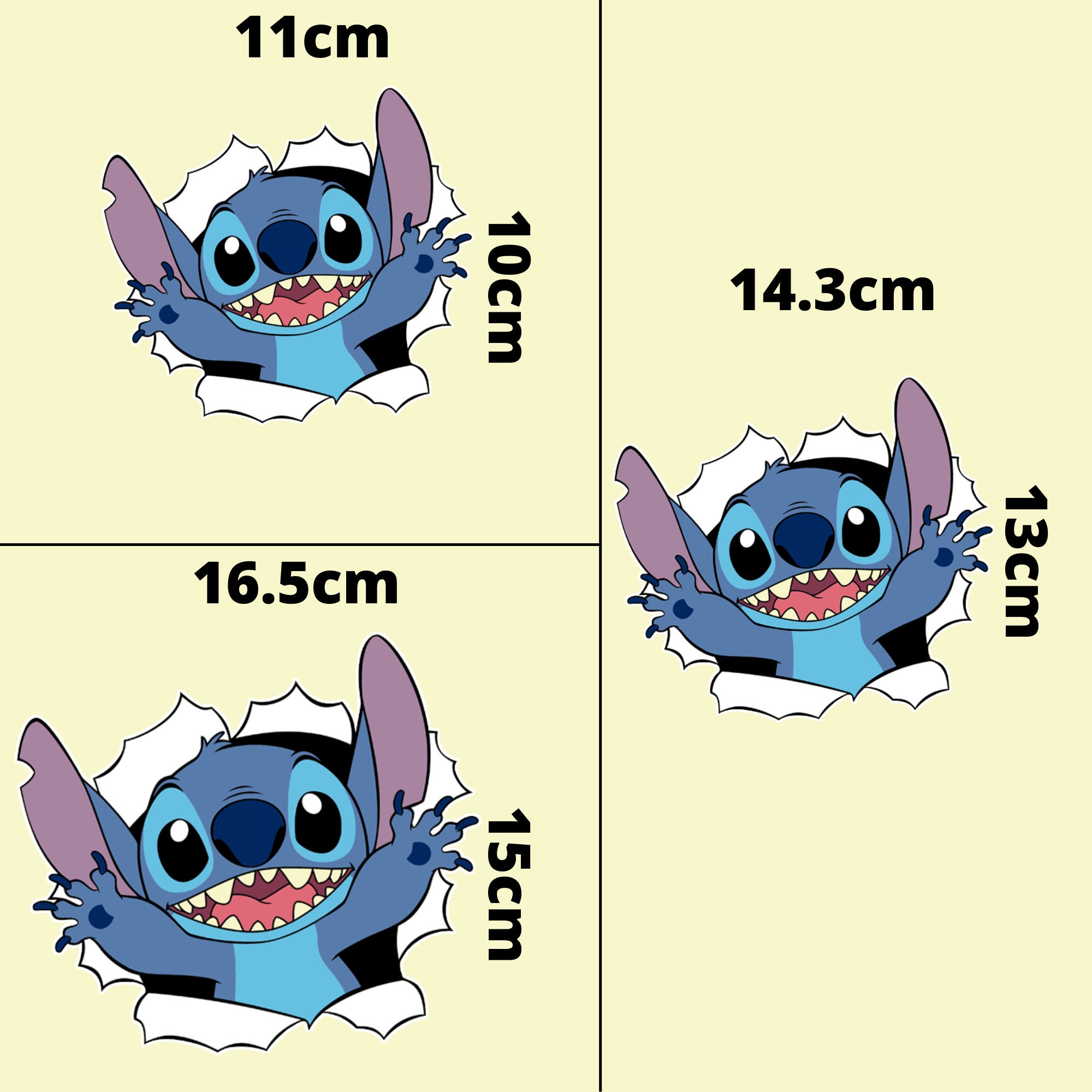 STITCH Edible Image STITCH PEEKABOO Cake Topper Stitch Cake - Etsy