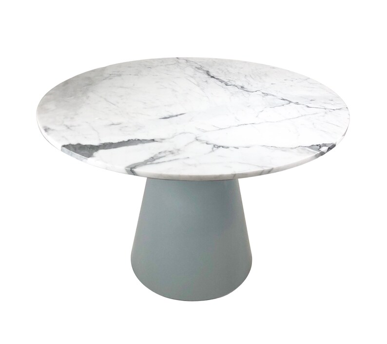 Round Marble Dining Table - Etsy