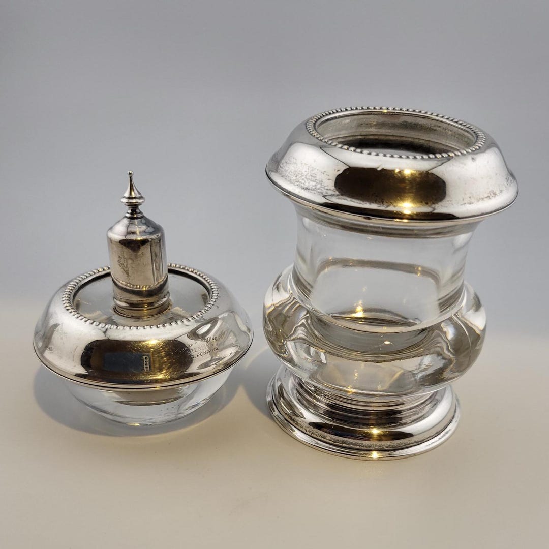 Vintage Sterling HY GLO Lighter and Cigarette Holder Set, Frank M ...