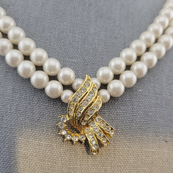 Double Strand Pearls - Etsy