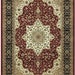 Large Red Traditional Rugs Medallion Design for Bedroom - Etsy
