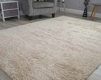 Thick Super Soft Shaggy Living Room Bedroom Area Floor Rugs - Etsy UK
