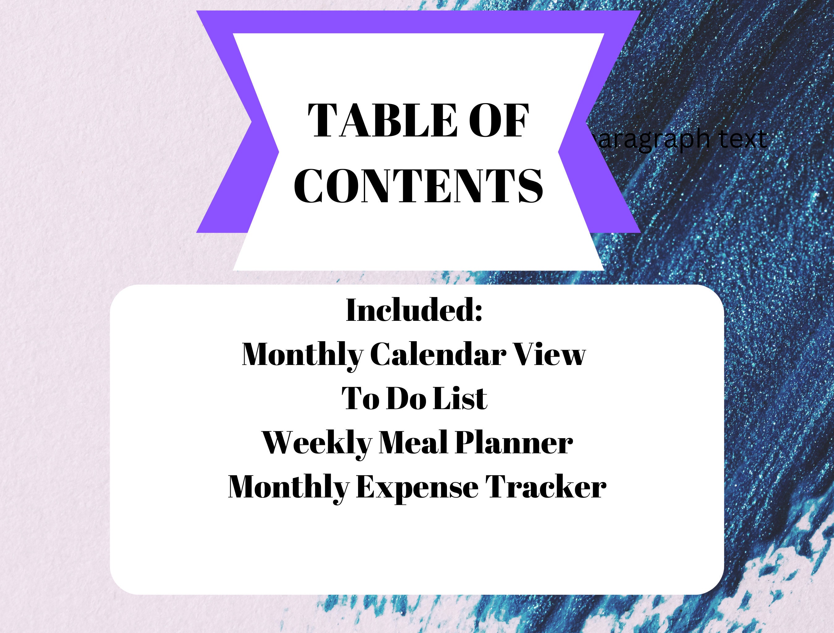 Printable Monthly Planner Bundle Mermaid Themed To-do List - Etsy