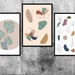 Flower Wall Art Set of 3 Printable Posters. Modern Simple Wall Art ...