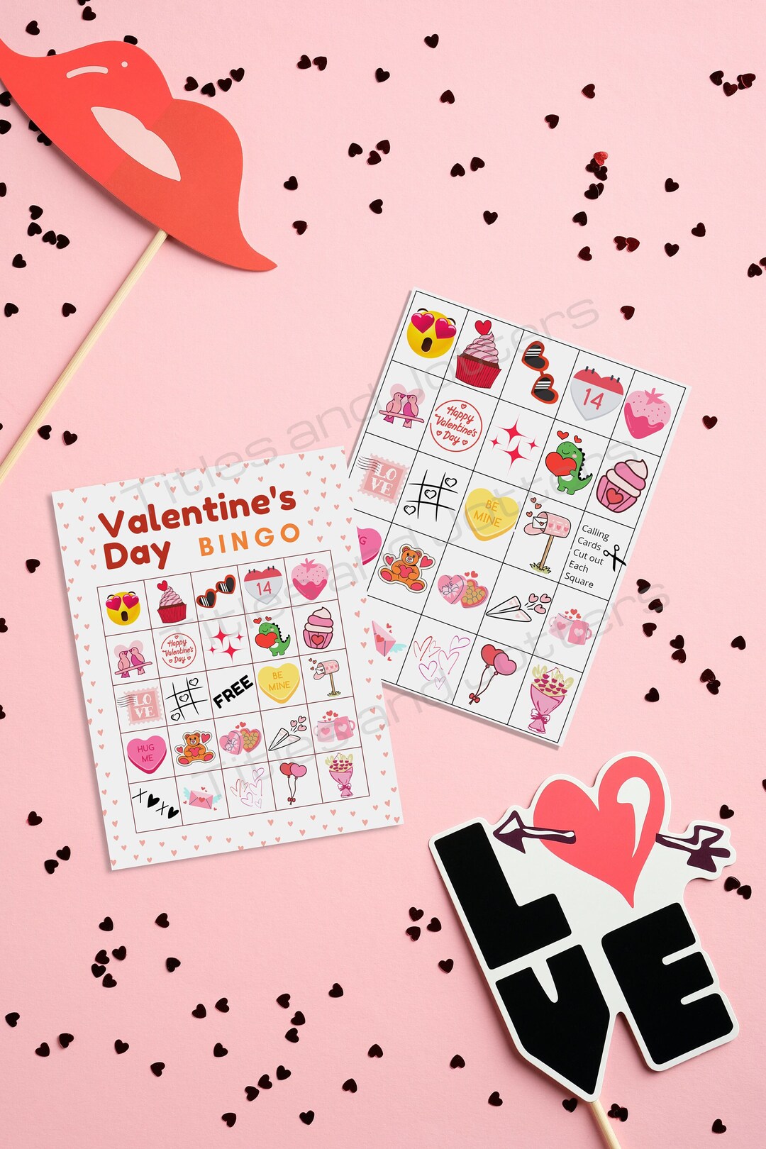 Valentine Bingo, Printable Classroom Party Games, Preschool Games ...