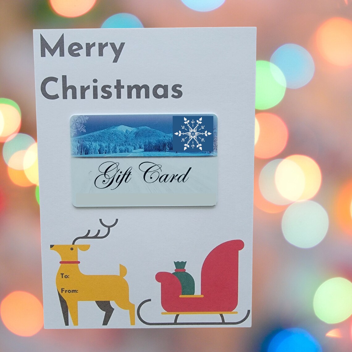 Christmas Gift Card Holder, Christmas Party Favor Holder Printables for ...