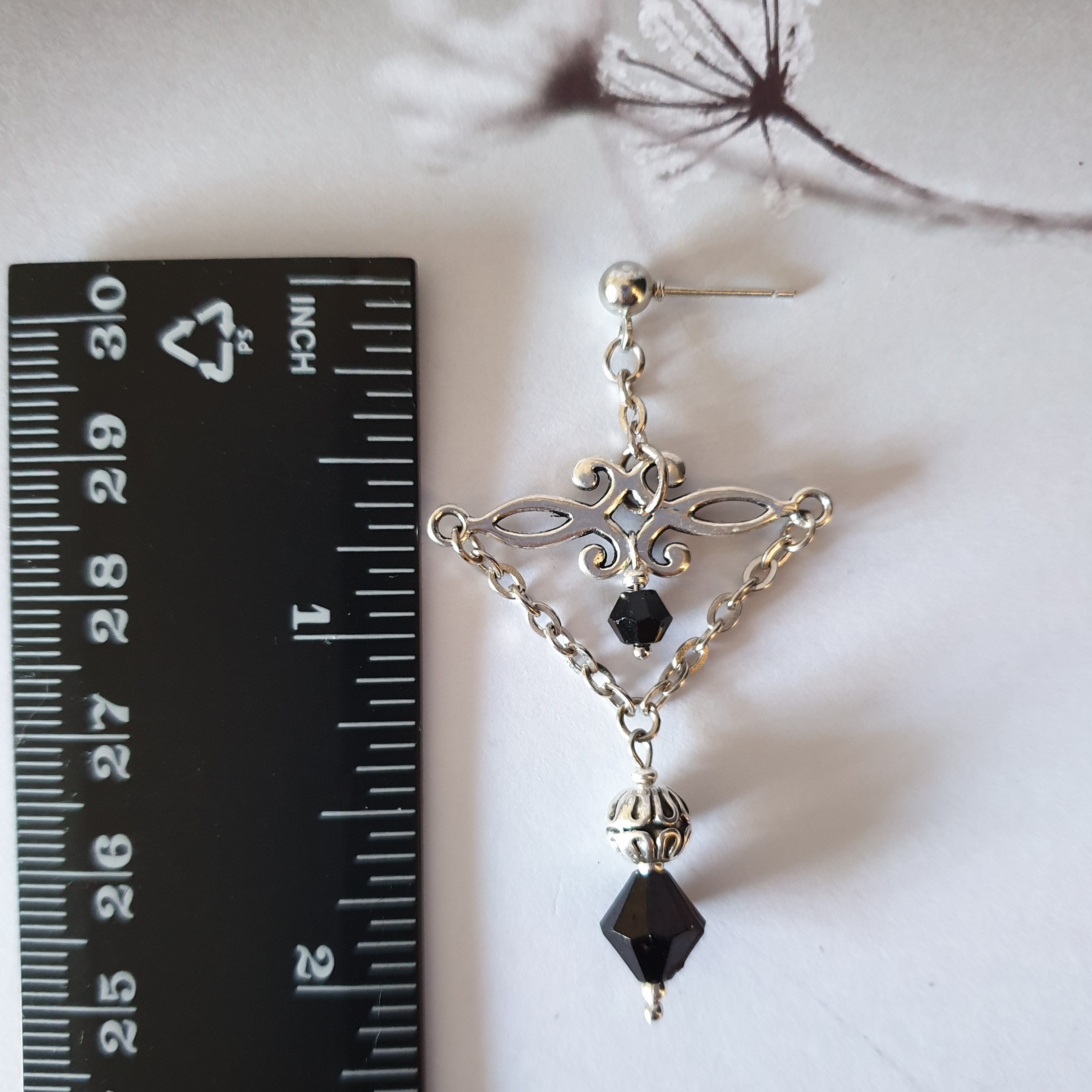 Elegant Gothic Victorian Style Chandelier Earrings Statement - Etsy